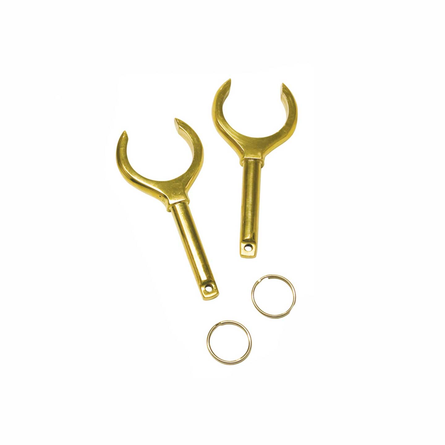Outcast Brass Oar Locks | Pacific Fly Fishers