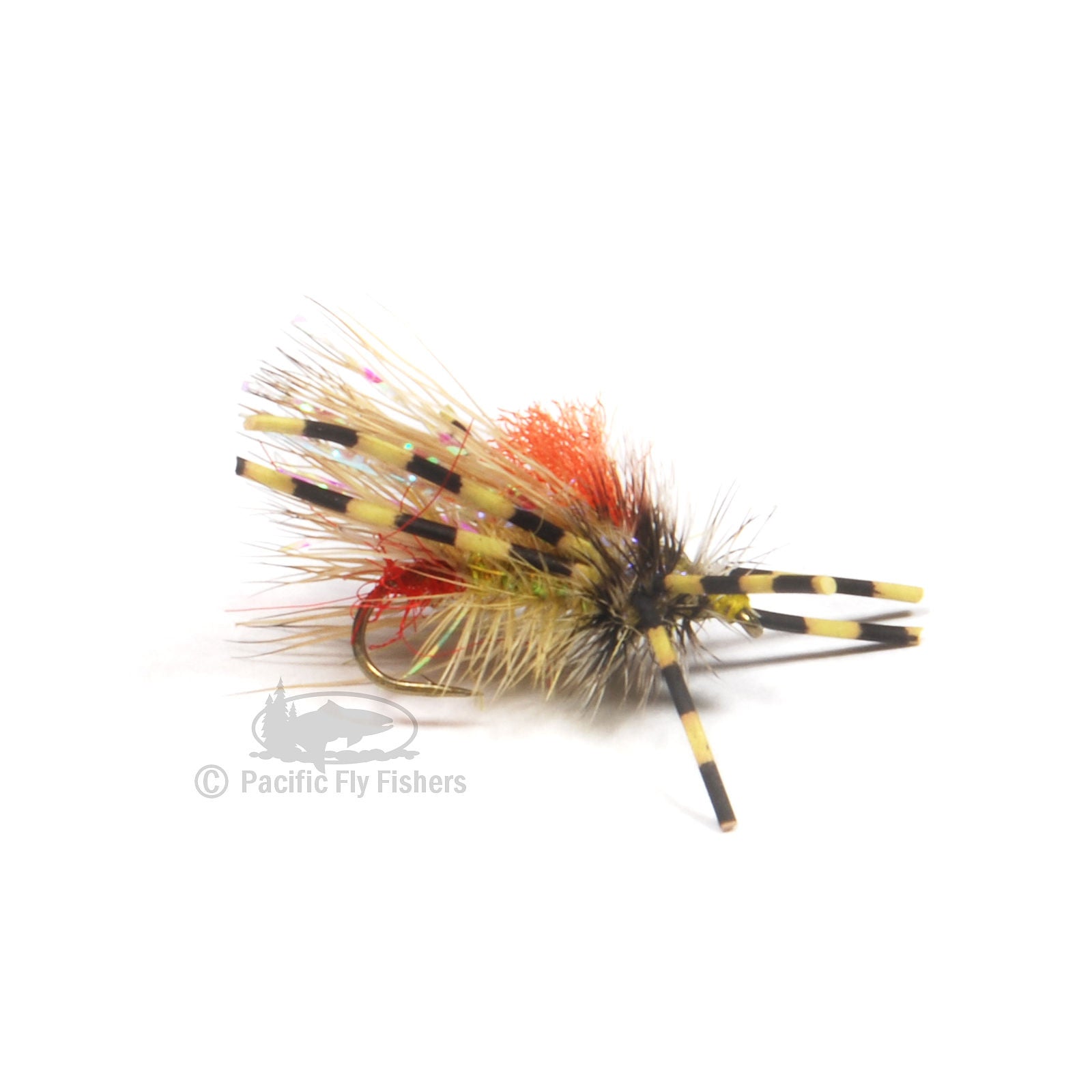 Rubber Leg Stimulator - Yellow Sally | Pacific Fly Fishers